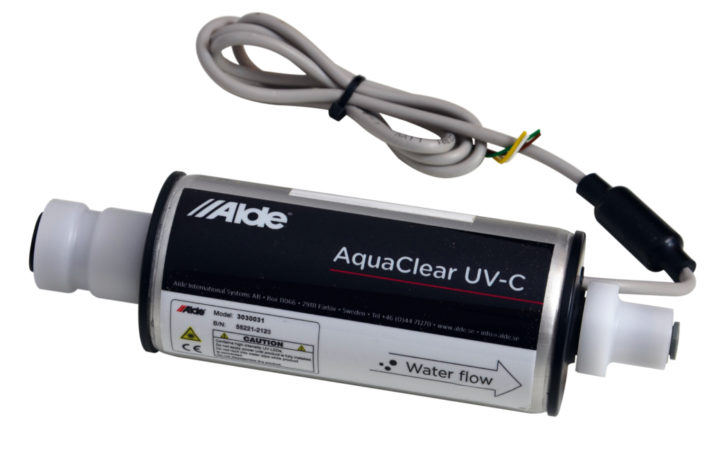 Cleaner water with Alde AquaClear UV-C - Alde