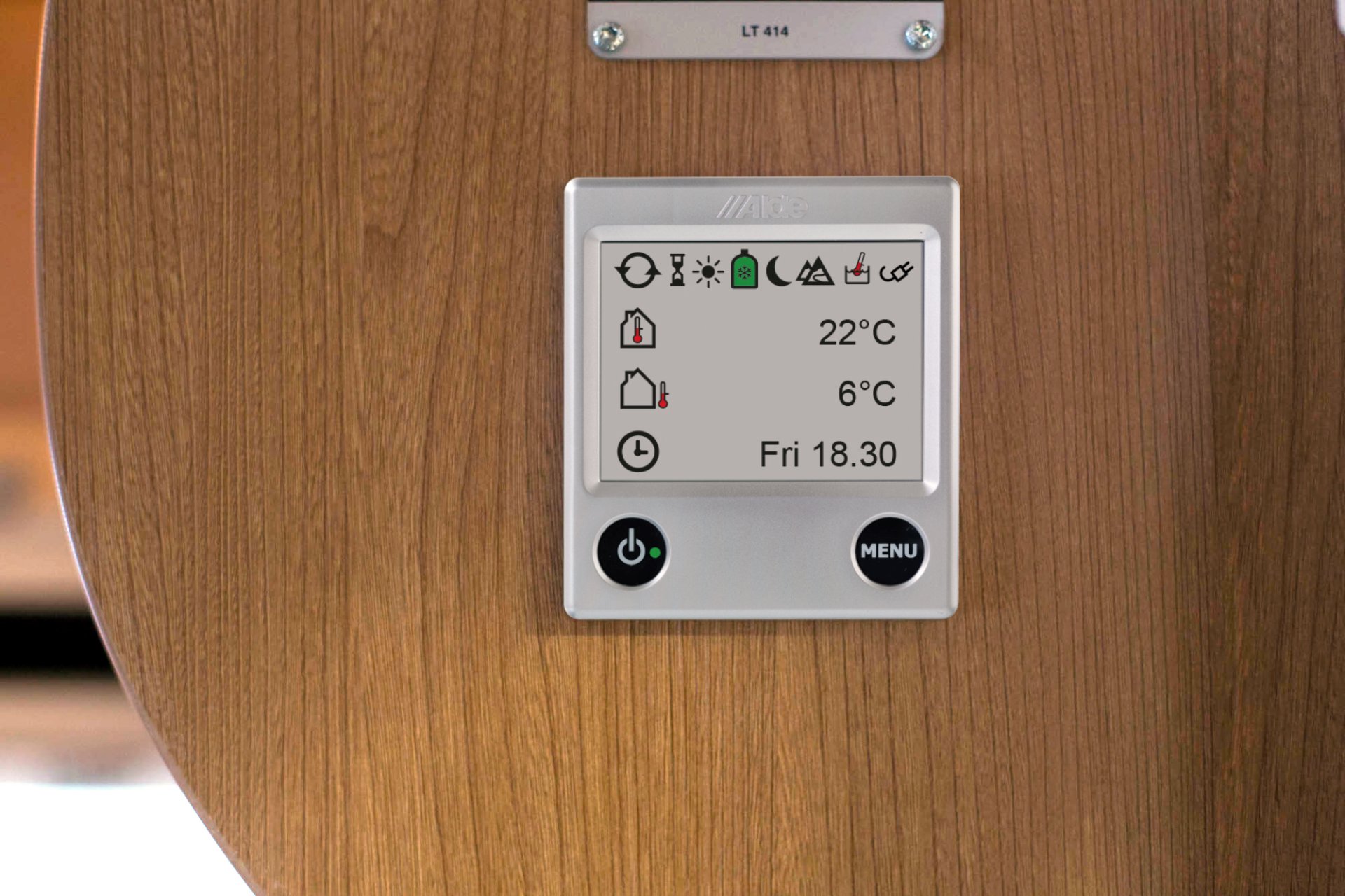 Alde Control Panel 3020 HE: Basic functions - Alde